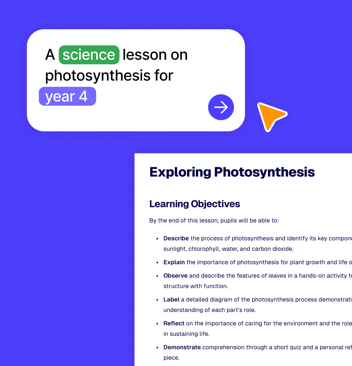 AI Lesson Plan Generation - Kuraplan AI Teaching Tools